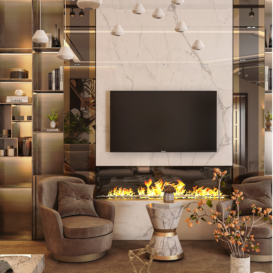 Gas Fireplaces | ADDIQA Al Alia For Industry & Trade Co